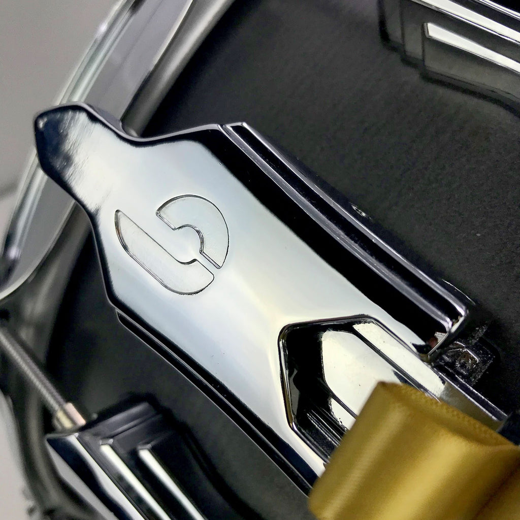 British Drum Co Talisman 14″×6.5″ Nicko McBrain Signature Steel Snare ...