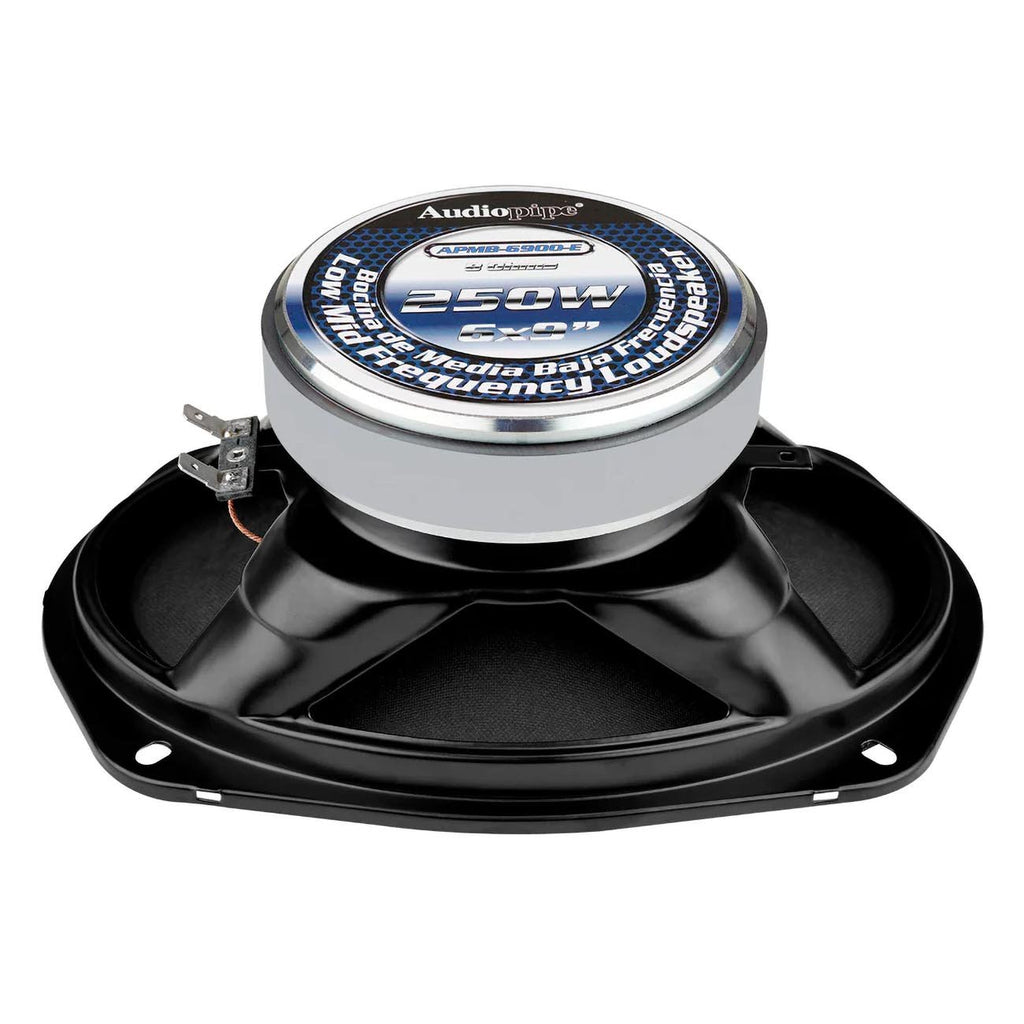 Audiopipe Pair 6x9 Low Mid Frequency Midrange Speaker 8 Ohm 125W RMS A ...