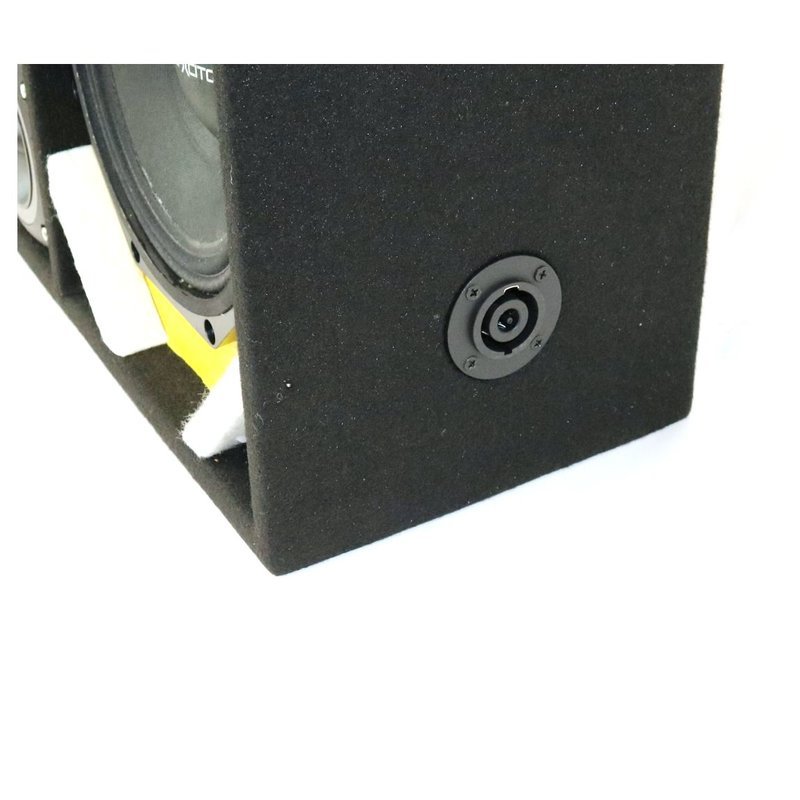 Deejay LED Loaded Box w/ 2 8” Woofers, 1 Horn & 2 Bullet Tweeters - Gr ...