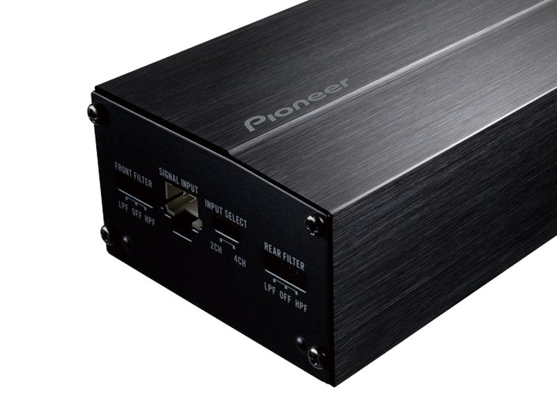 Pioneer 4-Channel Class D 400 Watt Compact Bridgeable Amplifier - GM-D ...