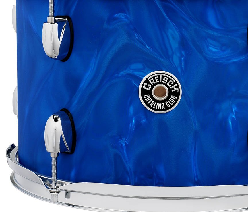 Gretsch Catalina Club 16x16 Floor Tom Drum - Blue Satin Flame - CT1-16 ...