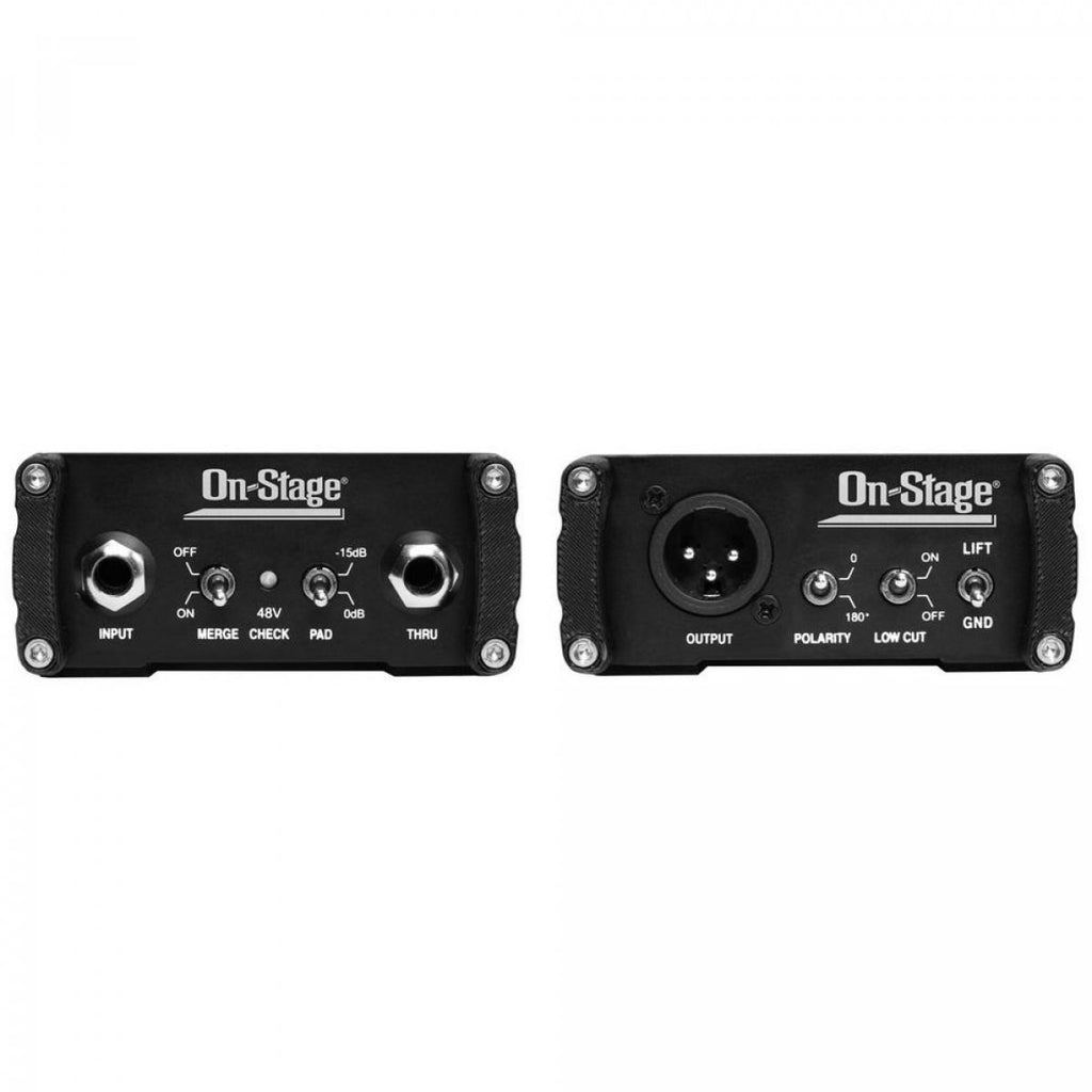 On-Stage Active DI Box with Stereo to Mono Summing - DB1100 ...