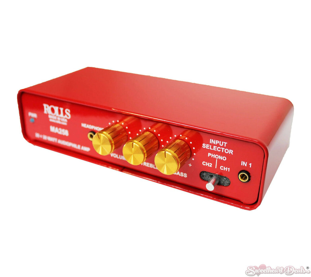 Rolls MA258 Integrated Audio Amplifier with Phono Preamp – Sweetheart Deals